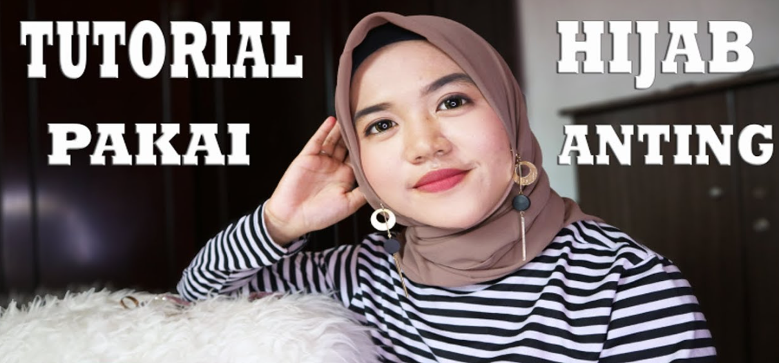 Tutorial Hijab Anting Segi Empat - opoto.org