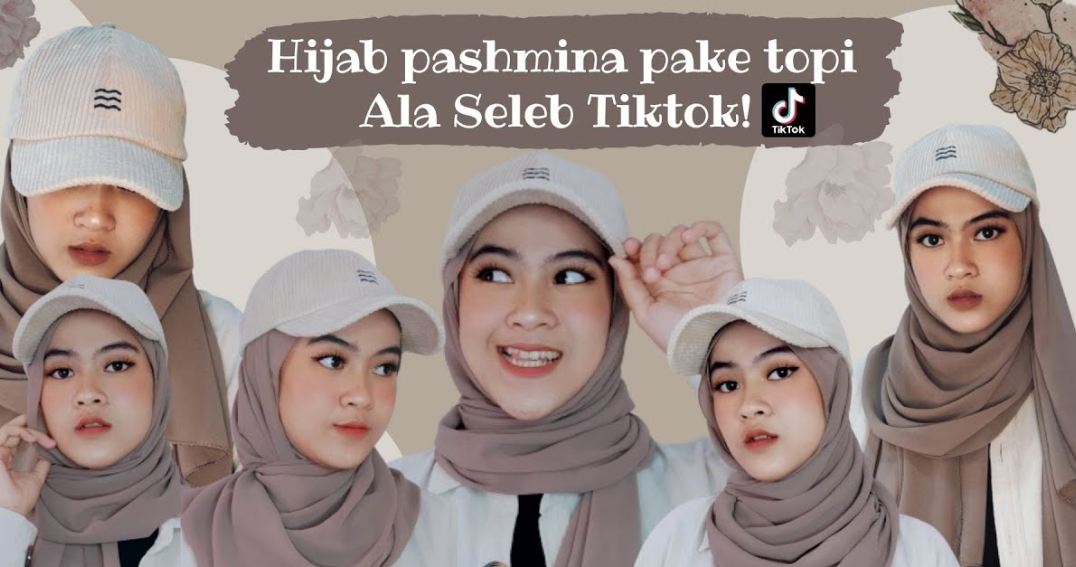 Tutorial Hijab Pashmina Pakai Topi - opoto.org