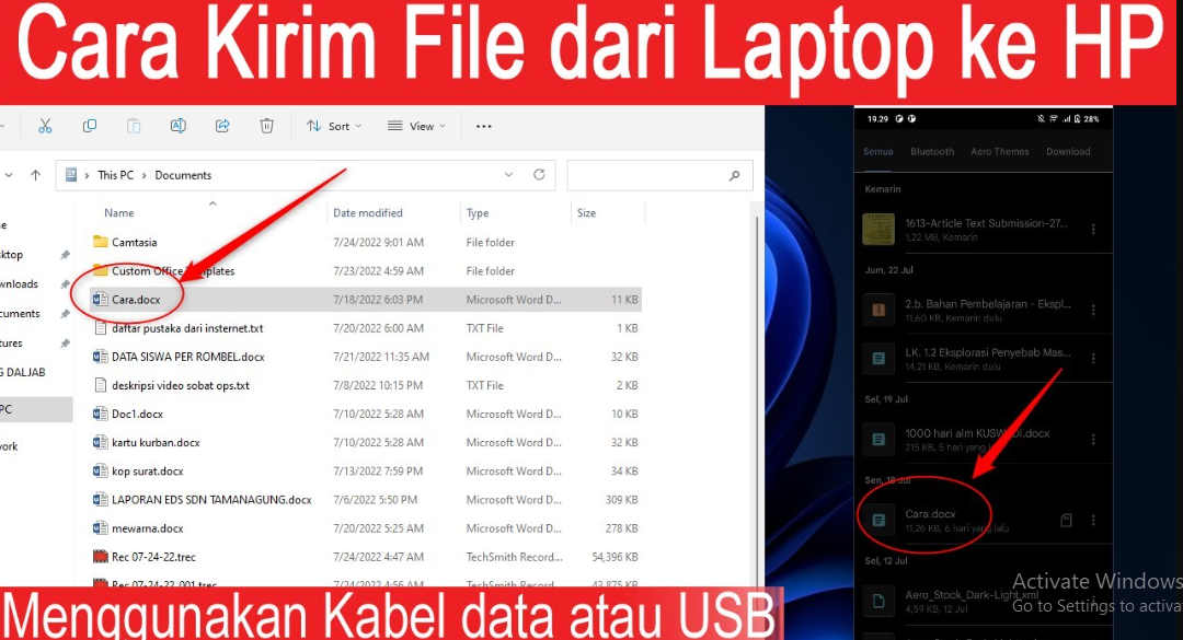 Cara Memindahkan File dari Laptop ke HP Menggunakan Bluetooth - opoto.org